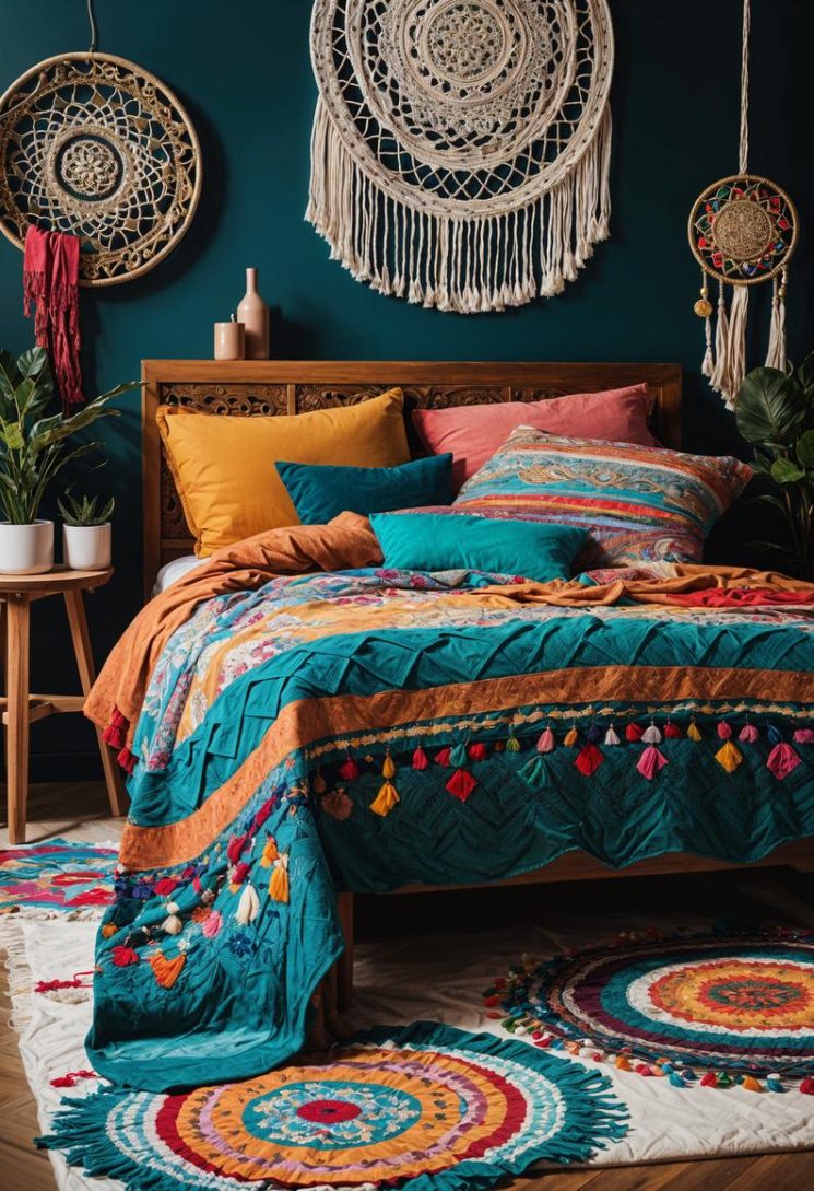 45 Creative Boho Bedroom Ideas to Inspire You | Relixiy