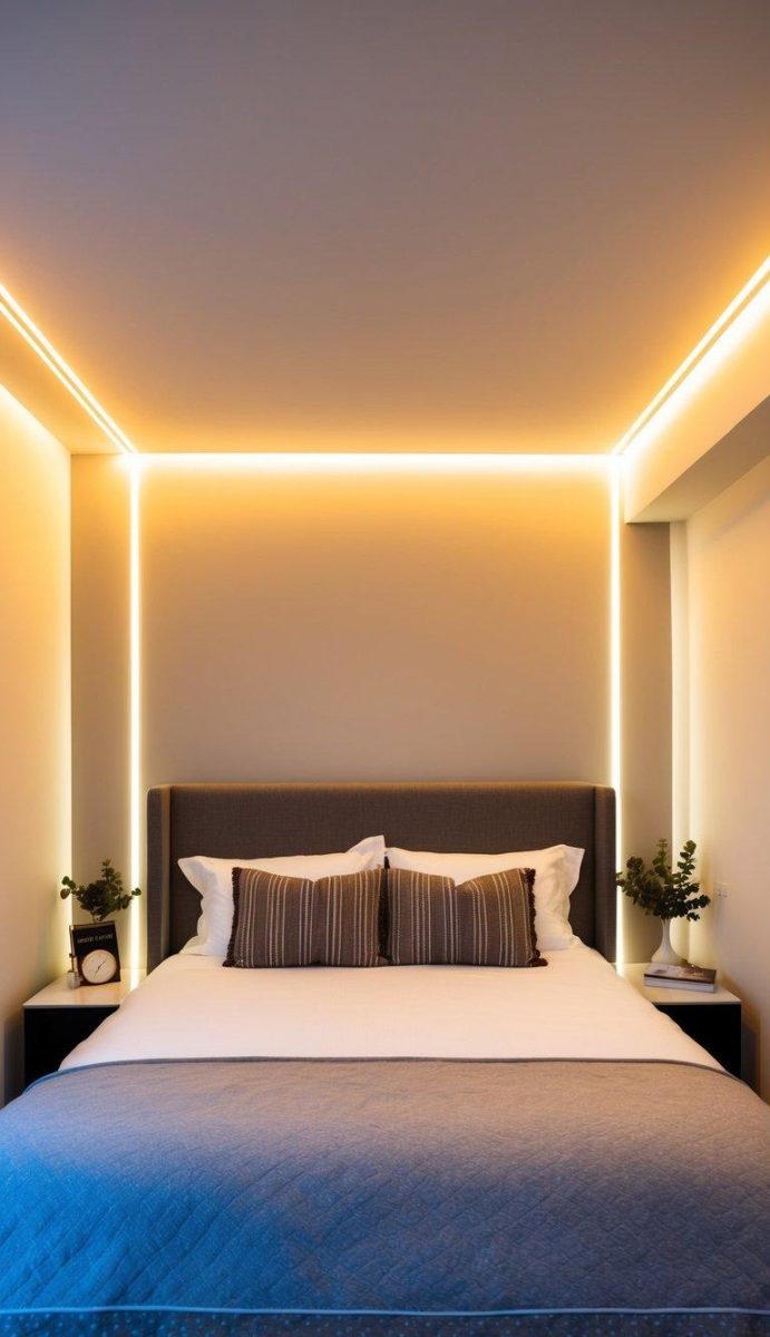 20 Brilliant Bedroom LED Lighting Ideas | Relixiy