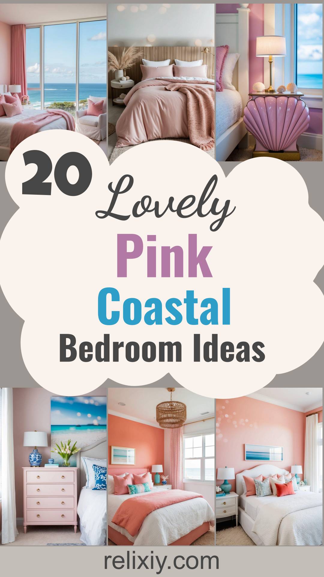 20 Romantic Pink Coastal Bedroom Ideas You'll Adore | Relixiy Blog