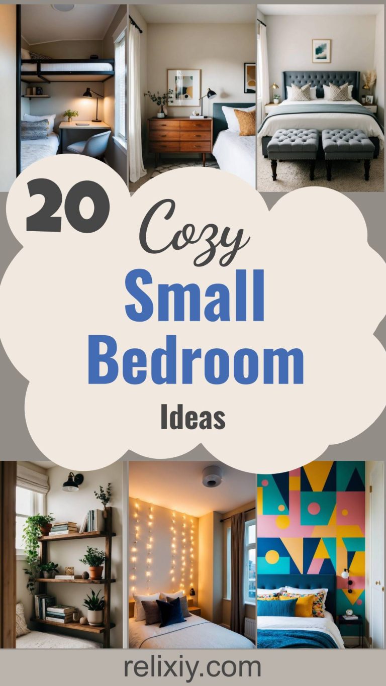 20 Super Cozy Small Bedroom Ideas You Need to Try | Relixiy