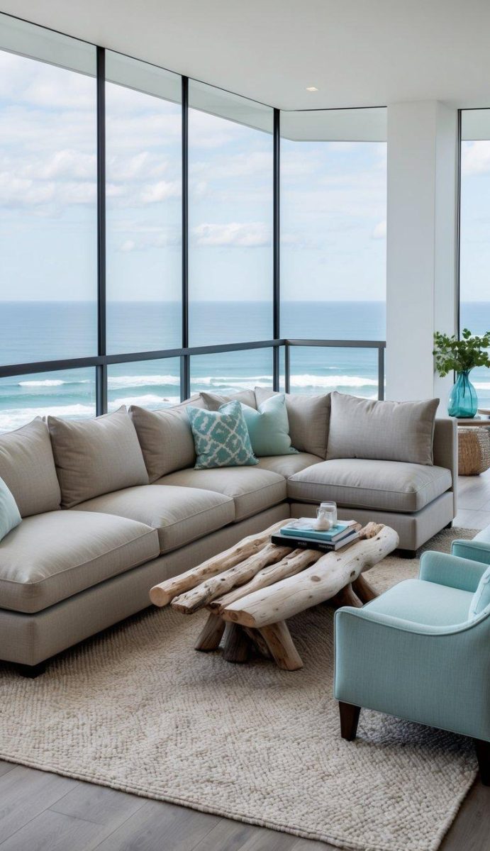 21 Neutral Coastal Living Room Ideas Thaw Wow! | Relixiy Blog