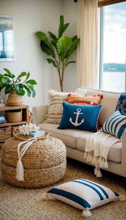 21 Stunning Boho Coastal Living Room Ideas | Relixiy Blog