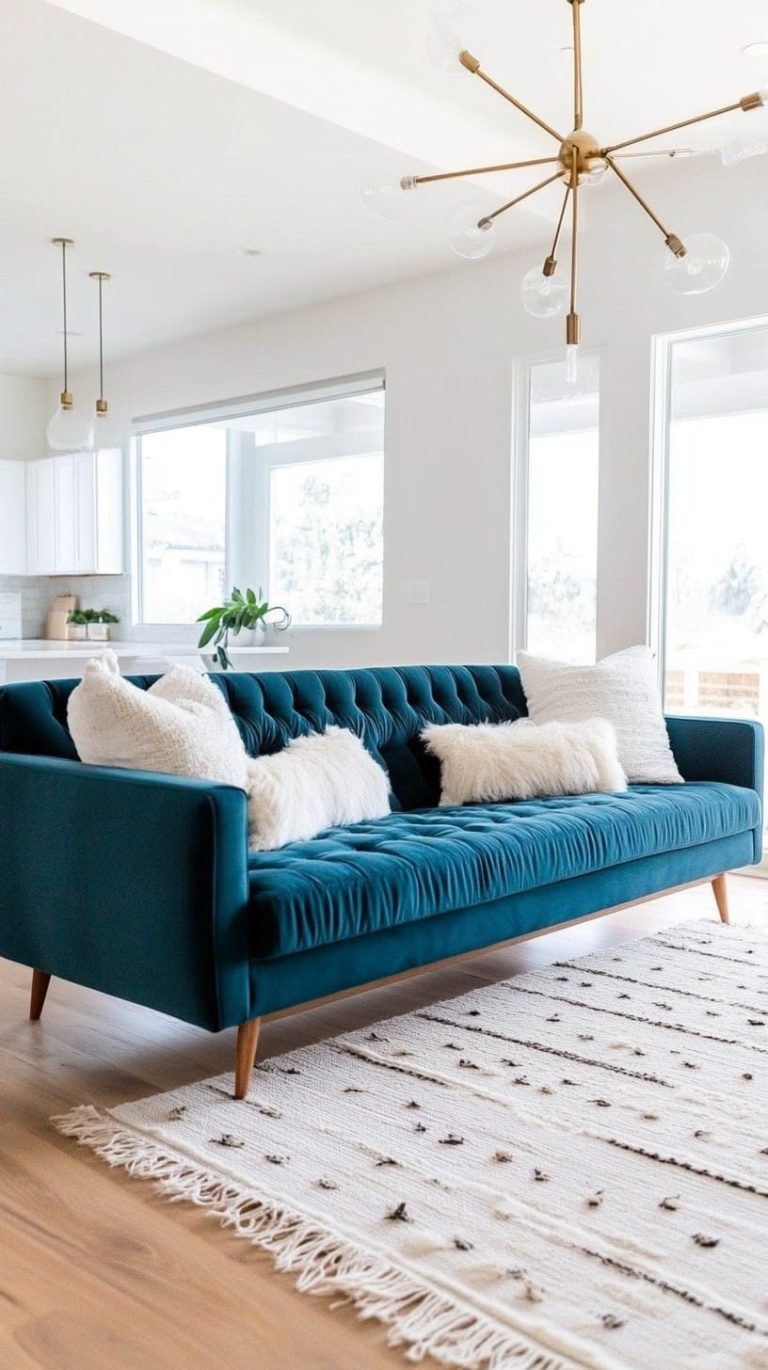 21 Chic Boho Mid-Century Modern Living Room Ideas | Relixiy Blog