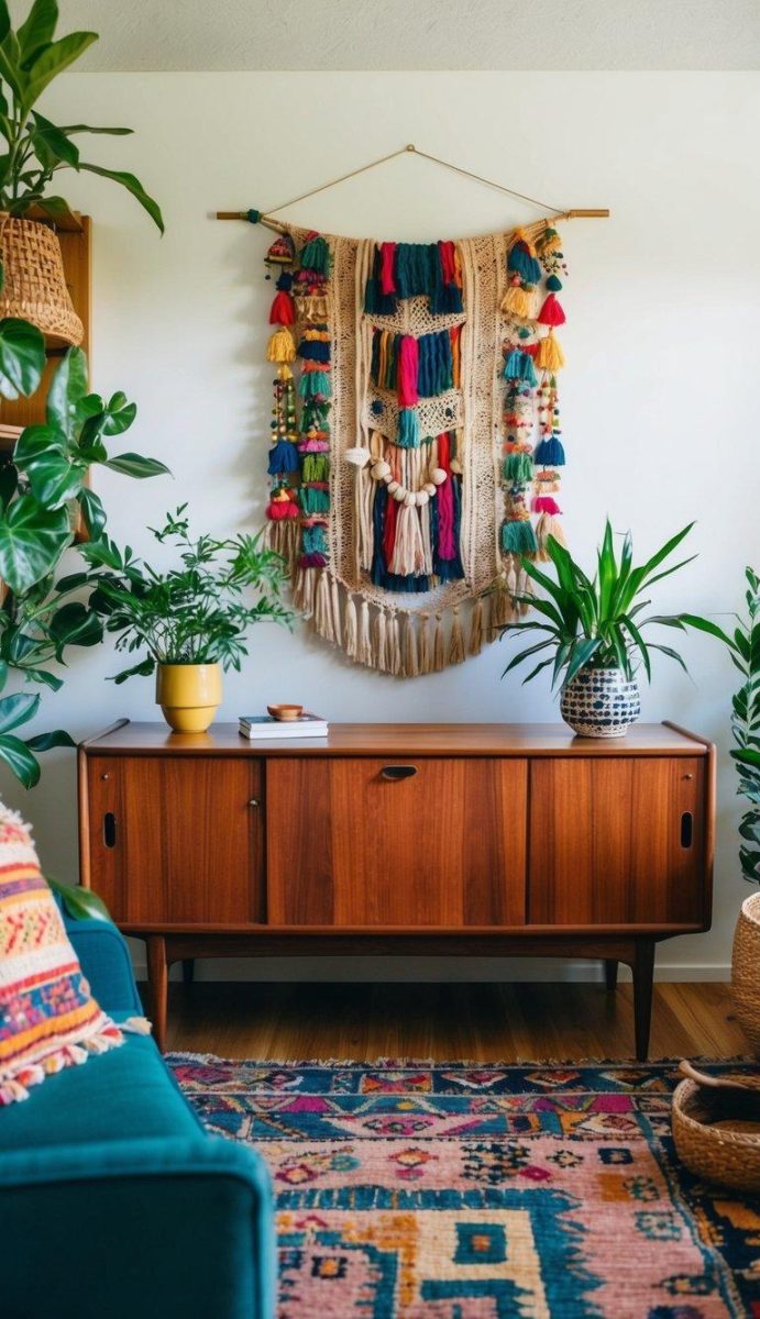 21 Chic Boho Mid-Century Modern Living Room Ideas | Relixiy Blog